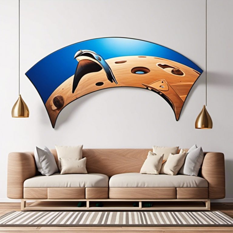 20 Curved Wall Art Ideas: Boost Your Home Decor Inspiration