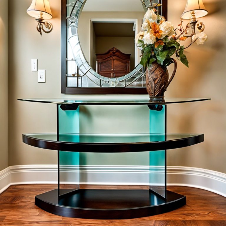 Entryway Table for Curved Wall Ideas: Stylish Solutions and Inspirations