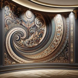 20 Ways on How to Decorate a Curved Wall (Ideas)