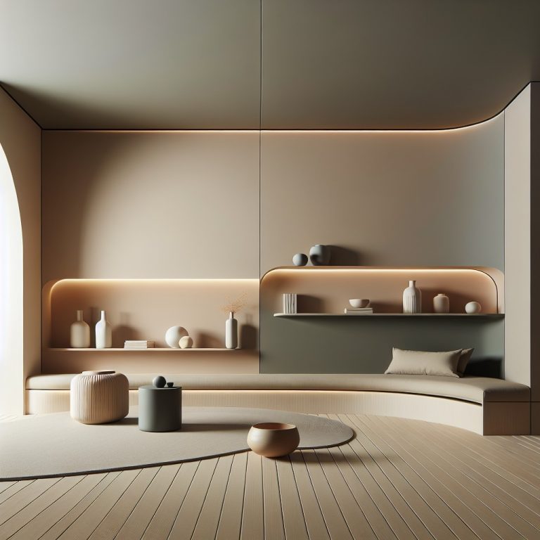 20 Ways on How to Decorate a Curved Wall (Ideas)