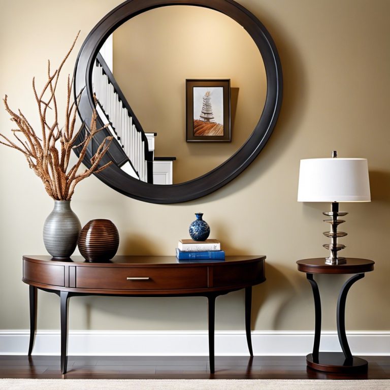 Entryway Table for Curved Wall Ideas: Stylish Solutions and Inspirations