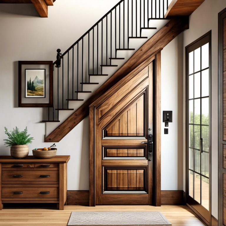 20 Innovative Angled Doors Ideas for Under Stairs: Maximising Space ...