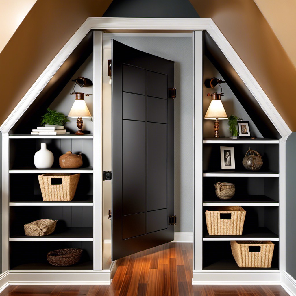 20 Innovative Hidden Attic Door Ideas For Creative Homeowners 20 Innovative Hidden Attic Door Ideas For Creative Homeowners