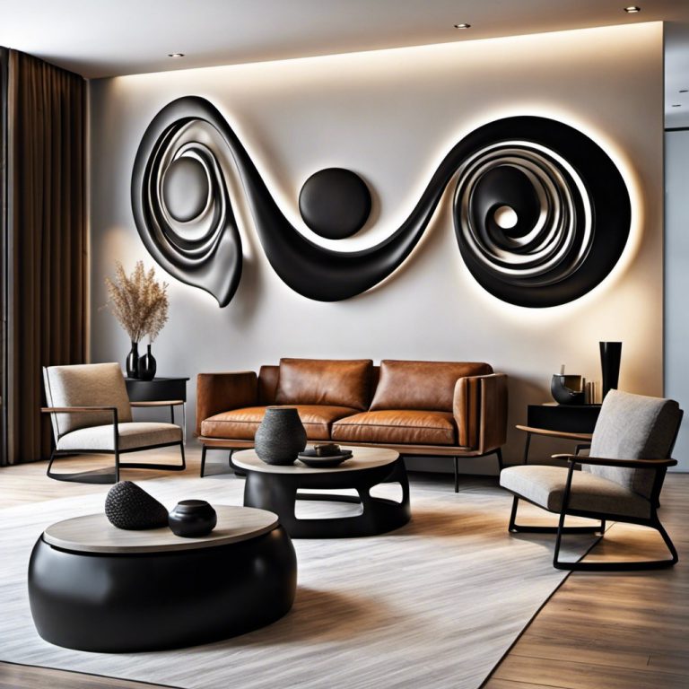 20 Curved Wall Art Ideas: Boost Your Home Decor Inspiration