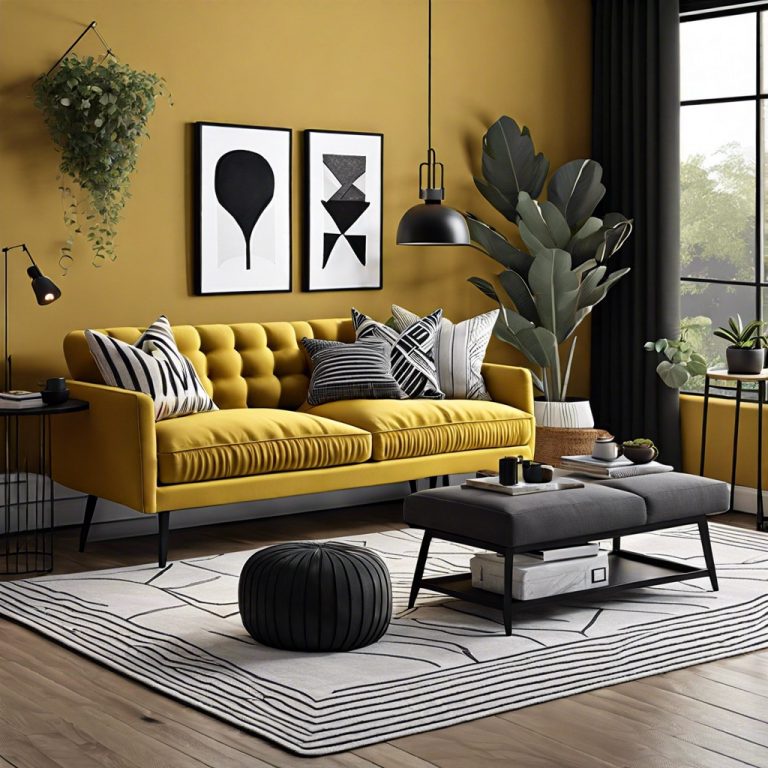 15 Mustard Couch Living Room Ideas to Refresh Your Space