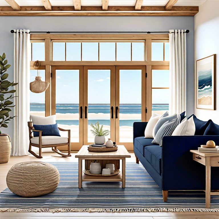 15 Decorating Ideas Around a Navy Blue Sofa to Refresh Your Living Space