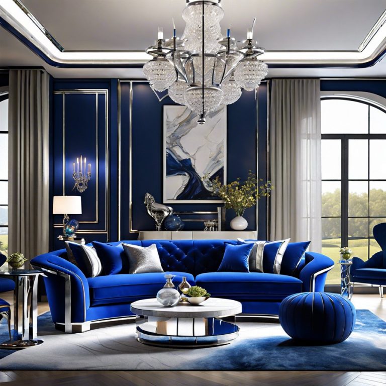 15 Royal Blue Sofa Living Room Ideas to Inspire Your Home Decor