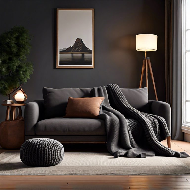 15 Dark Grey Couch Living Room Ideas to Transform Your Space