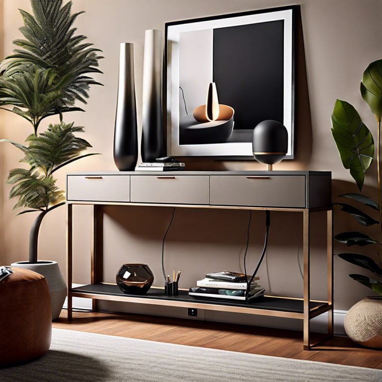 15 Console Table Behind Couch Against Wall Ideas