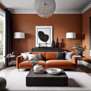 15 Burnt Orange Sofa Living Room Ideas to Inspire Your Space