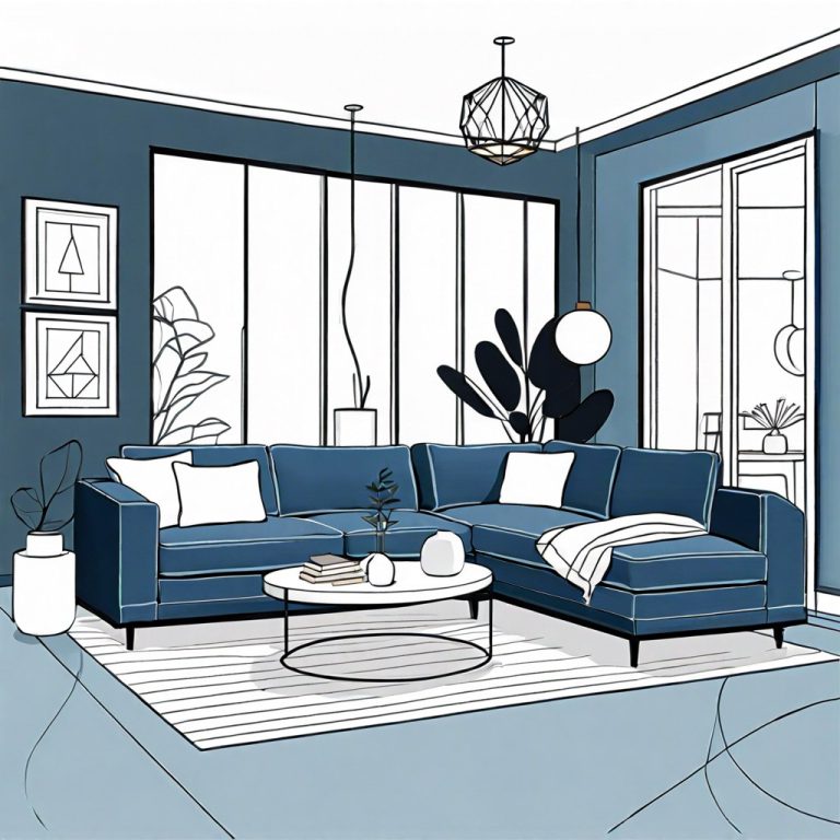 15 Denim Blue Couch Living Room Ideas for a Refreshing Update