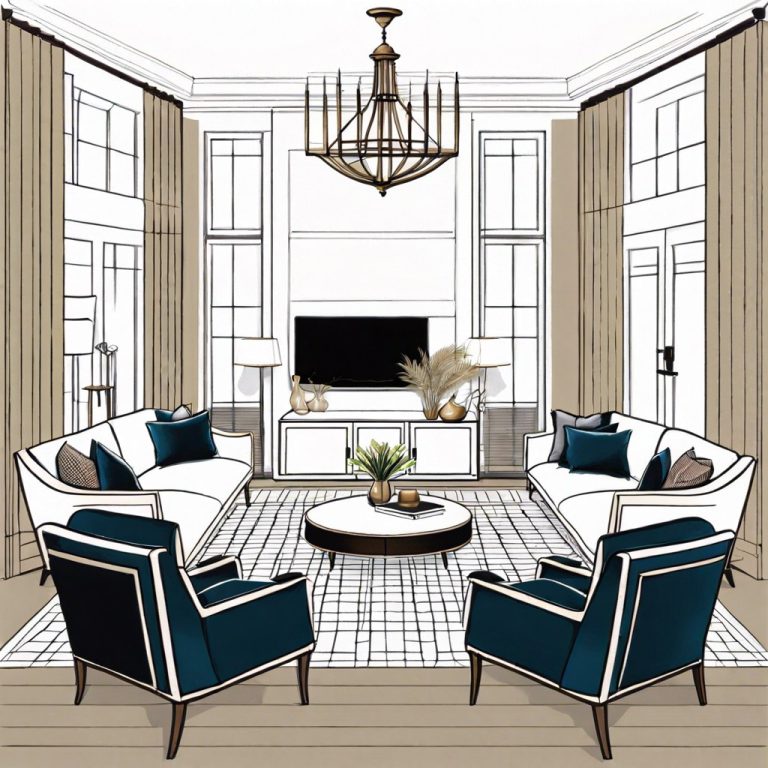 15 Creative Sofa and 4 Chairs Layout Ideas