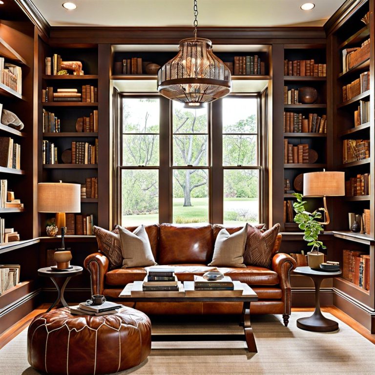 15 Ultimate Ideas to Rock a Brown Leather Couch